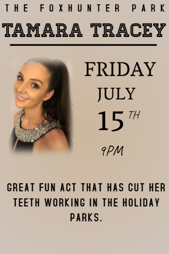 TAMARA TRACEY - Foxhunter Park